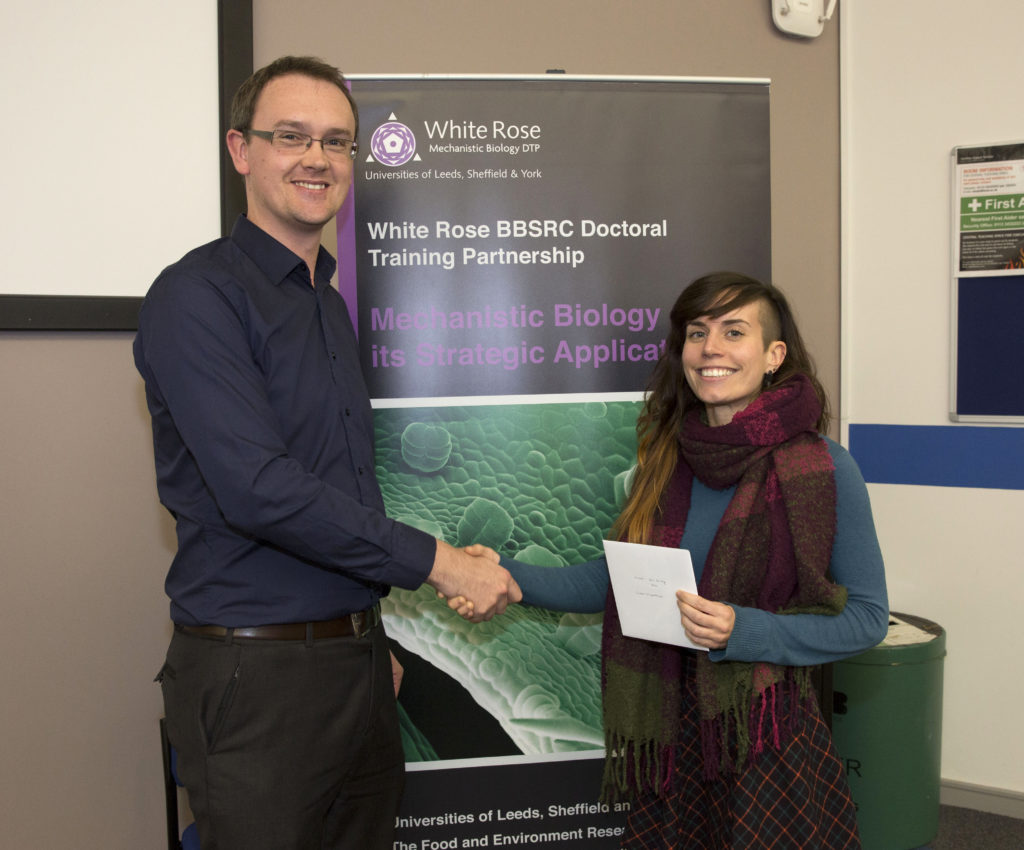 Prize winning DTP Students – White Rose Mechanistic Biology DTP