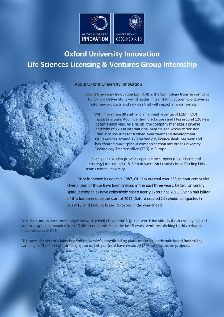 Oxford University Innovation (OUI) – Apply anytime – White Rose ...